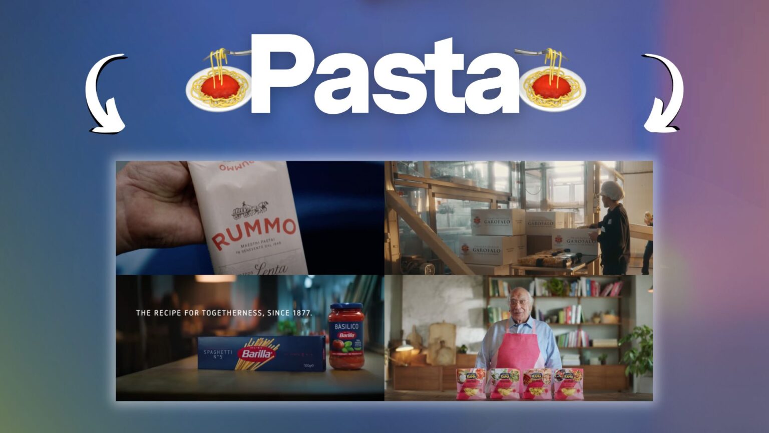 Come i pastifici comunicano negli spot pubblicitari: 5 esempi